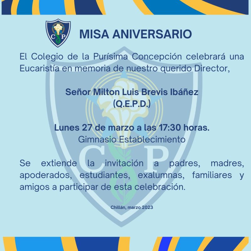 Invitaciones – Colegio Purísima Concepción